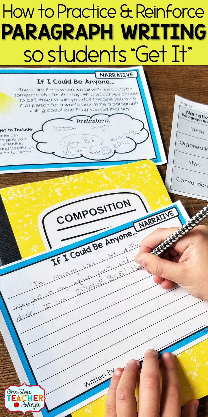 Paragraph of the Week: Improve Student Writing - One Stop Teacher Shop