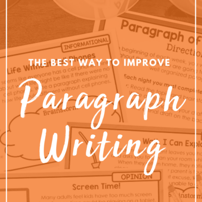 Paragraph of the Week: Improve Student Writing | One Stop Teacher Shop