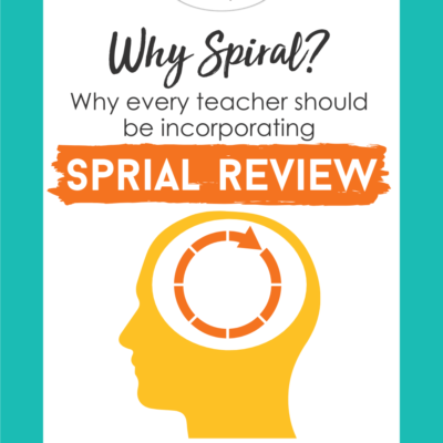 Spiral Review in the Classroom | One Stop Teacher Shop