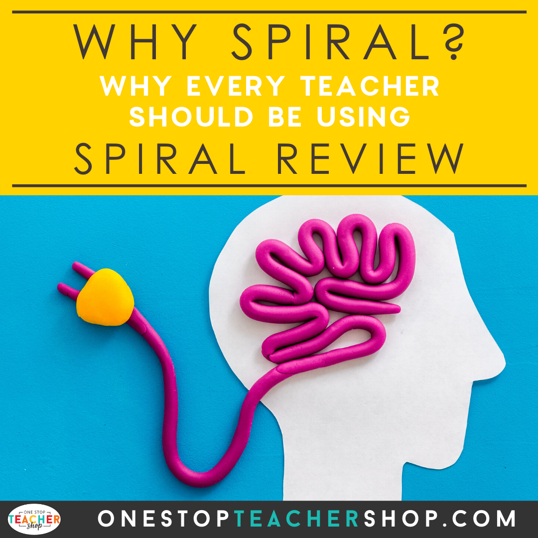 Spiral Review In The Classroom One Stop Teacher Shop