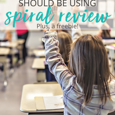 Spiral Review in the Classroom | One Stop Teacher Shop