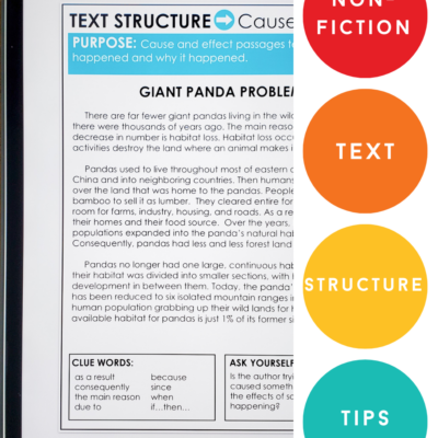 Tips for Teaching Nonfiction Text Structure | One Stop Teacher Shop
