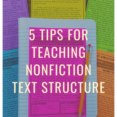 Tips for Teaching Nonfiction Text Structure | One Stop Teacher Shop