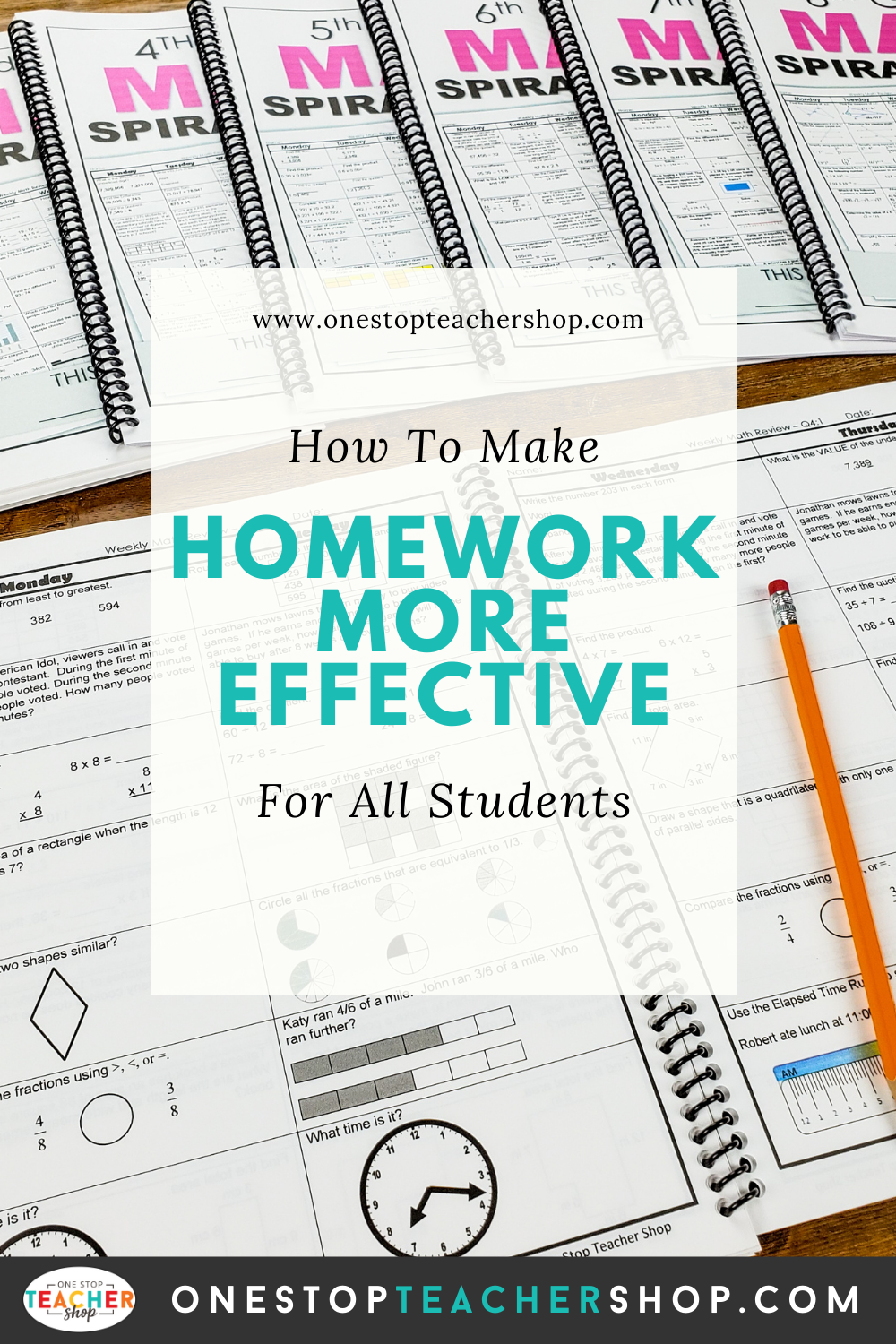Homework: An Effective Approach | One Stop Teacher Shop
