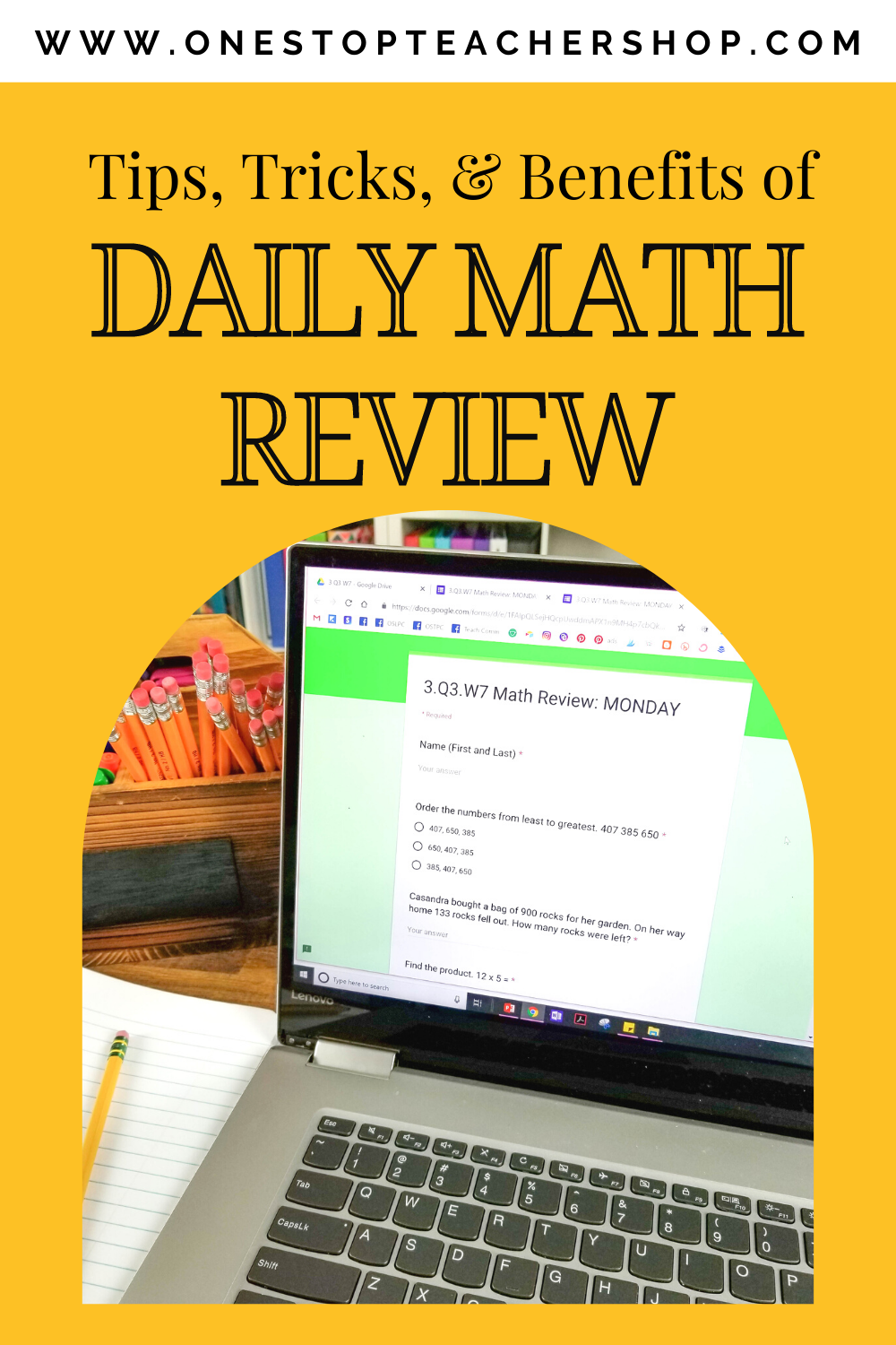 Daily Math Review: Benefits, Tips, & Tricks | One Stop Teacher Shop