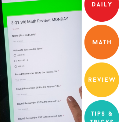 Daily Math Review: Benefits, Tips, & Tricks | One Stop Teacher Shop