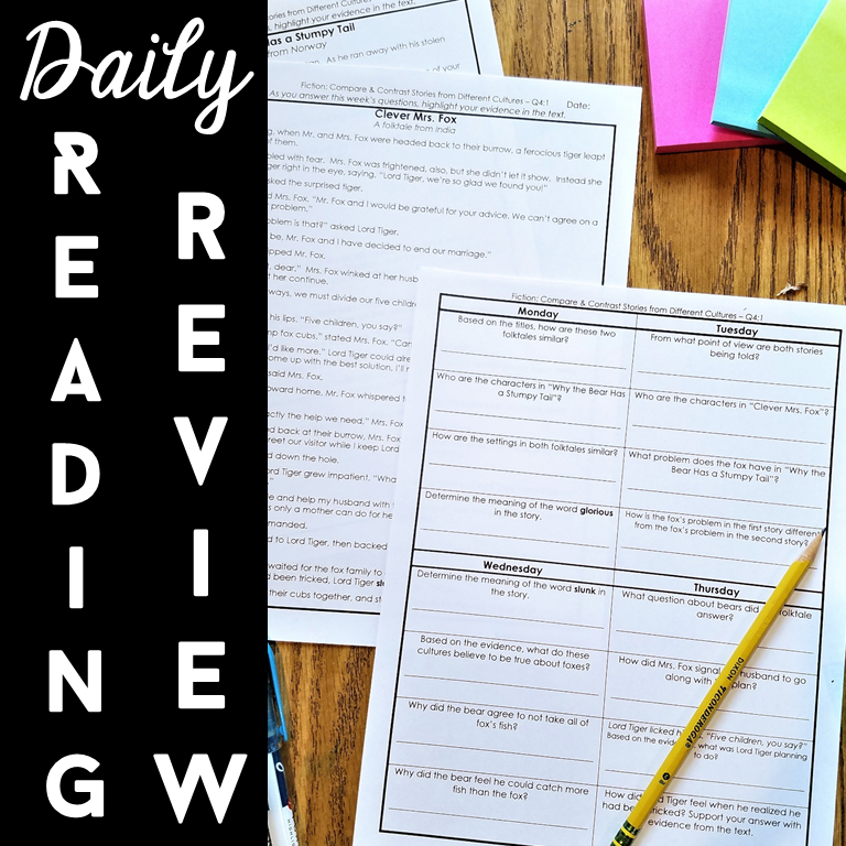 Spiral Math Homework to Reinforce the Standards | One Stop Teacher Shop