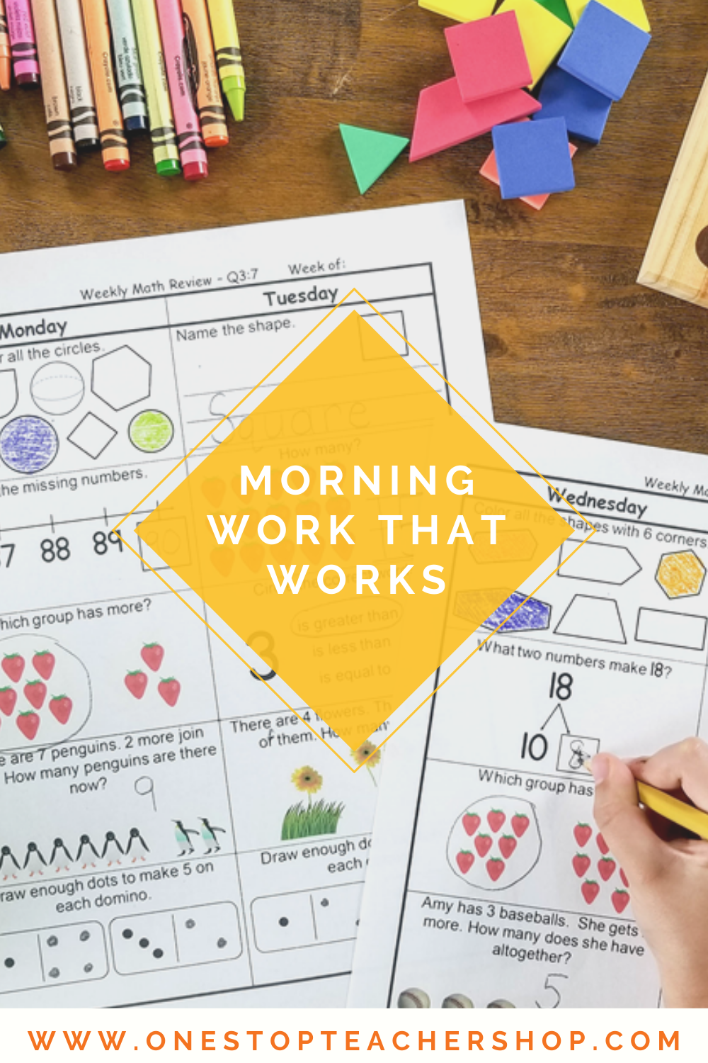 Morning Work that Works with your Morning Routine | One Stop Teacher Shop