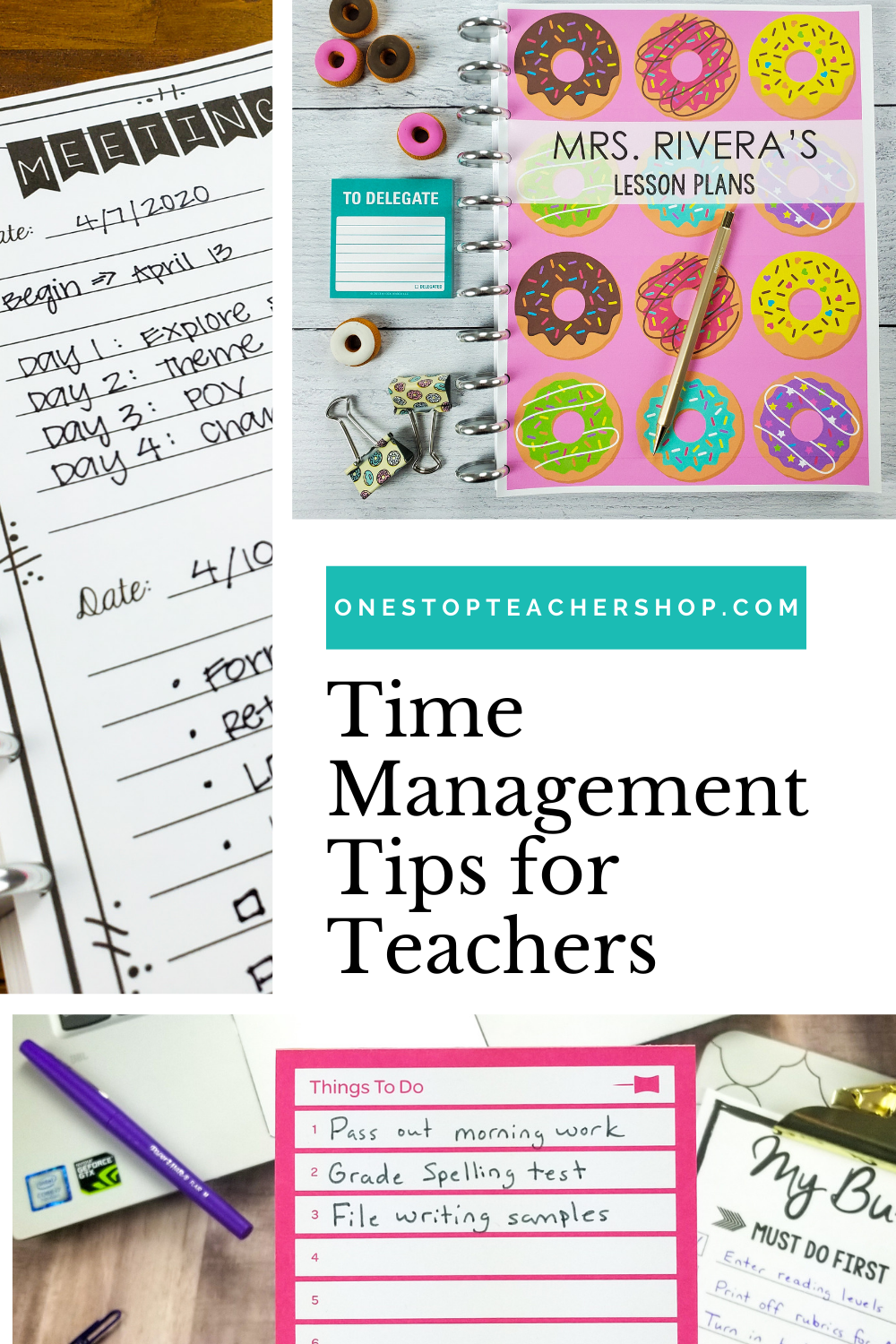 10 Time Management Tips For Teachers One Stop Teacher Shop