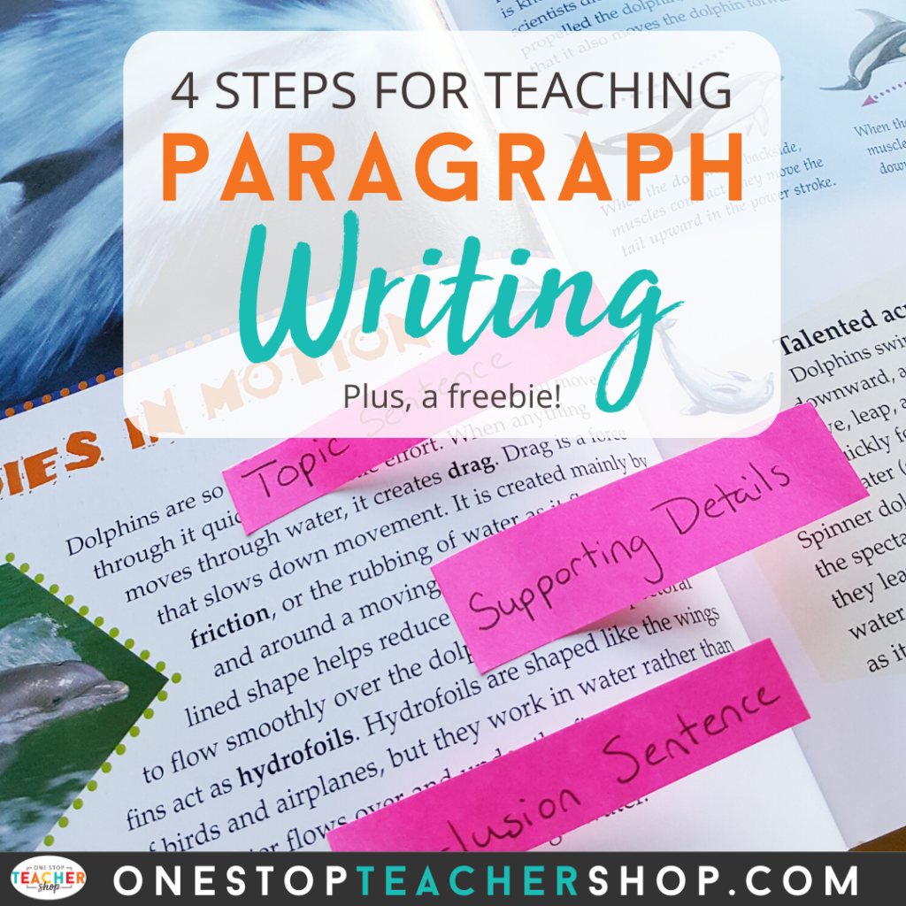 How To Teach Paragraph Writing Paragraph Structure One Stop Teacher Shop
