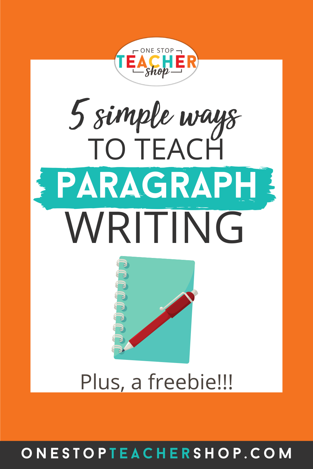 How to Teach Paragraph Writing: Paragraph Structure | One Stop Teacher Shop How to Teach Paragraph Writing: Paragraph Structure | One Stop Teacher Shop
