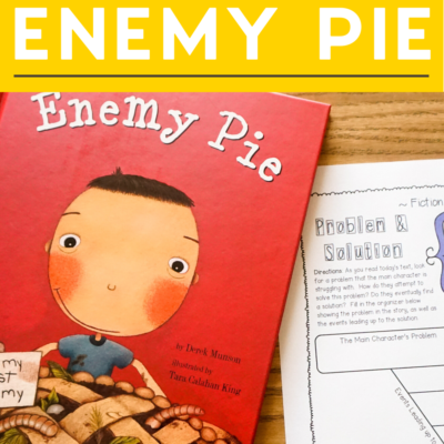 5 Reading & Writing Lesson Ideas for Enemy Pie | One Stop Teacher Shop