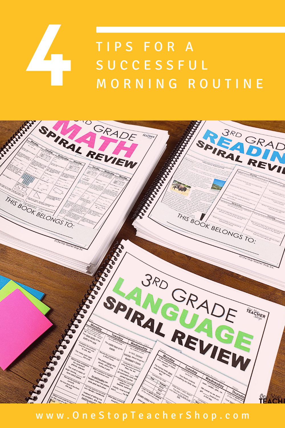 An Effective Classroom Morning Routine | One Stop Teacher Shop