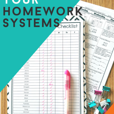 6 Strategies to Simplify your Homework Systems | One Stop Teacher Shop