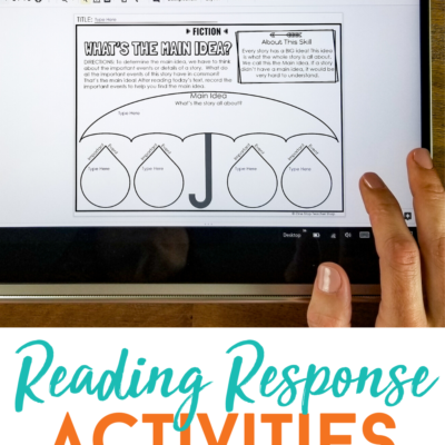 Fiction & Nonfiction Reading Response Activities | One Stop Teacher Shop