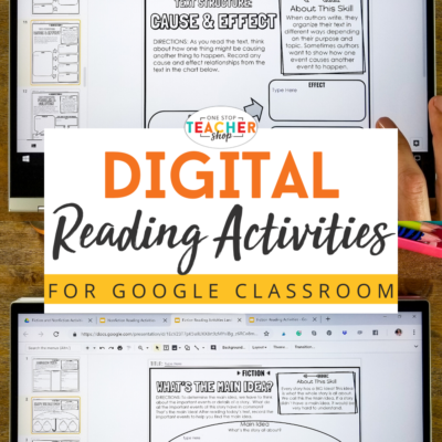 Fiction & Nonfiction Reading Response Activities | One Stop Teacher Shop