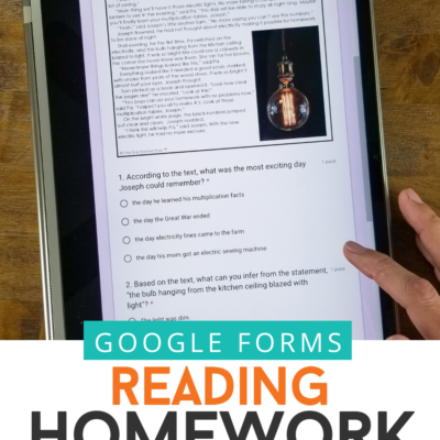 Digital Reading Review for Google Forms | One Stop Teacher Shop
