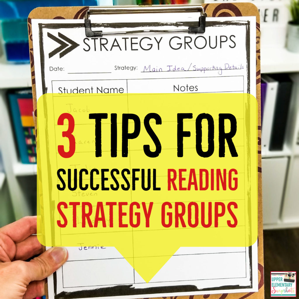 Guided Reading: Reading Strategy Groups | One Stop Teacher Shop