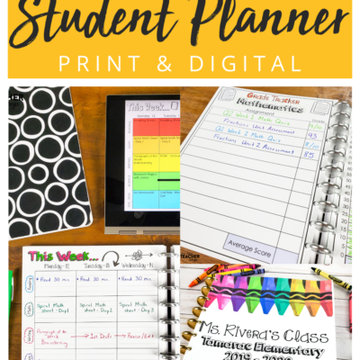 The One Stop Student Planner | One Stop Teacher Shop