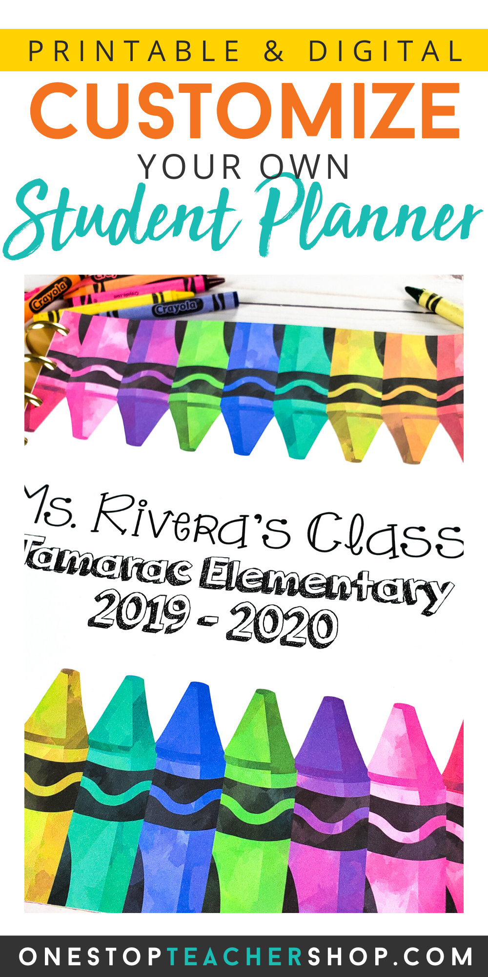 The One Stop Student Planner | One Stop Teacher Shop