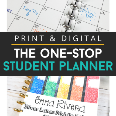 The One Stop Student Planner | One Stop Teacher Shop