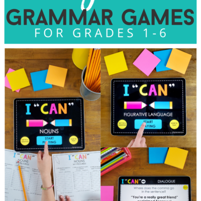 DIGITAL Grammar Games for Distance Learning | One Stop Teacher Shop