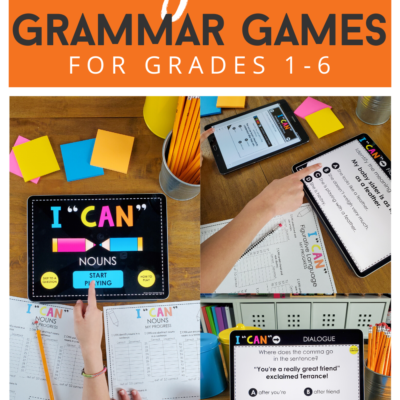 DIGITAL Grammar Games for Distance Learning | One Stop Teacher Shop