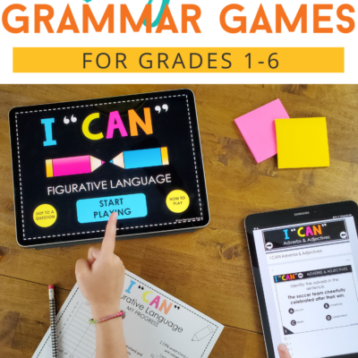 DIGITAL Grammar Games for Distance Learning | One Stop Teacher Shop