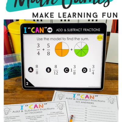 DIGITAL Math Games for Distance Learning | One Stop Teacher Shop