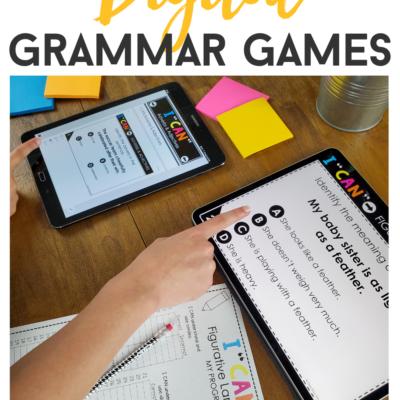 DIGITAL Grammar Games for Distance Learning | One Stop Teacher Shop