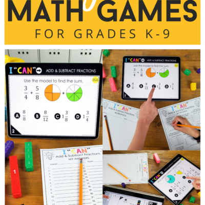 DIGITAL Math Games for Distance Learning | One Stop Teacher Shop