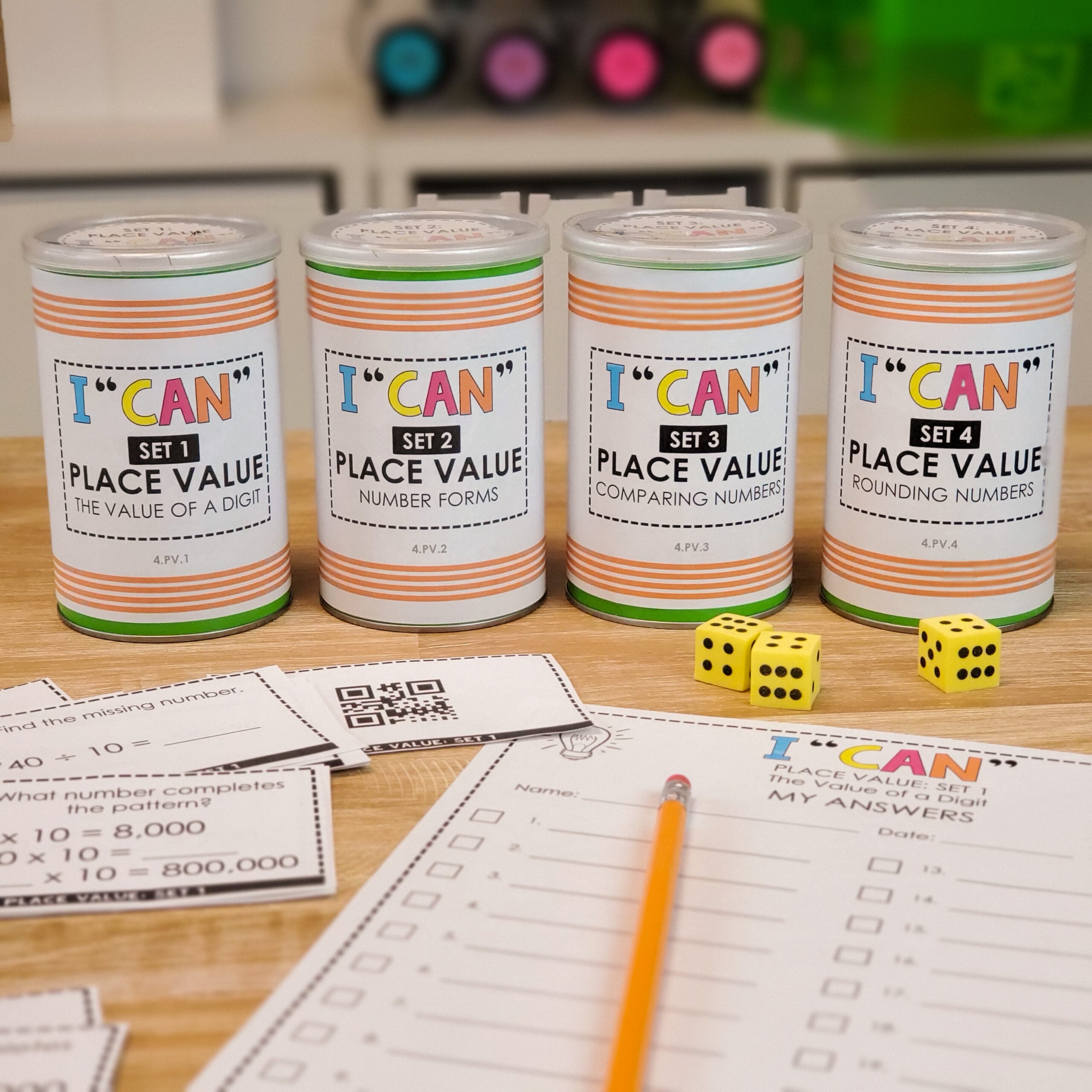 I CAN Mini Math Games - One Stop Teacher Shop