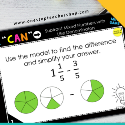 Digital I CAN Mini Math Games | One Stop Teacher Shop