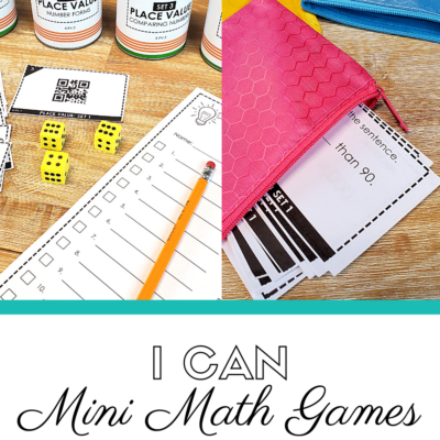 I CAN Mini Math Games | One Stop Teacher Shop